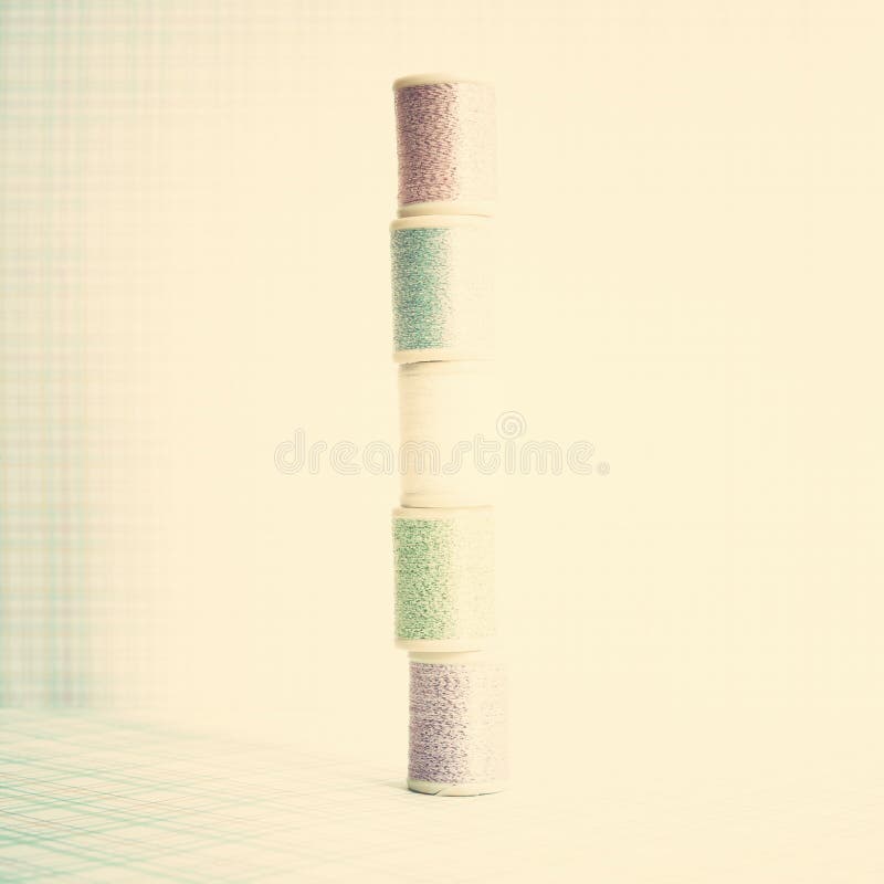 Colored Threads stock image. Image of fabrics, isolated - 85009327