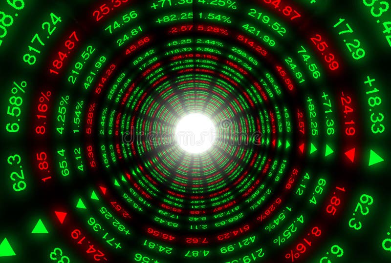 Colored Ticker Board on Black Stock Image - Image of calculation ...