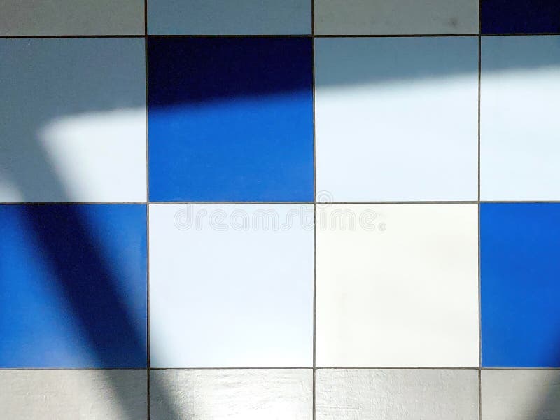 Colored Tiles Creating Patterns on the Floor with Fascinating Shadows ...
