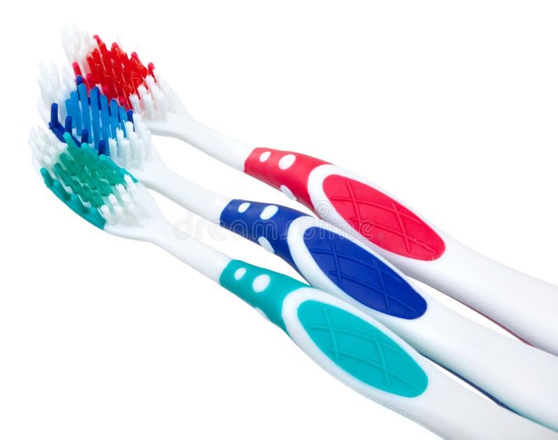 Colored toothbrushes stock photo. Image of healthy, toiletries - 13005804
