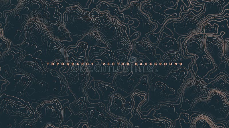 Colored Topographic Contour Map Abstract Background Stock Vector ...