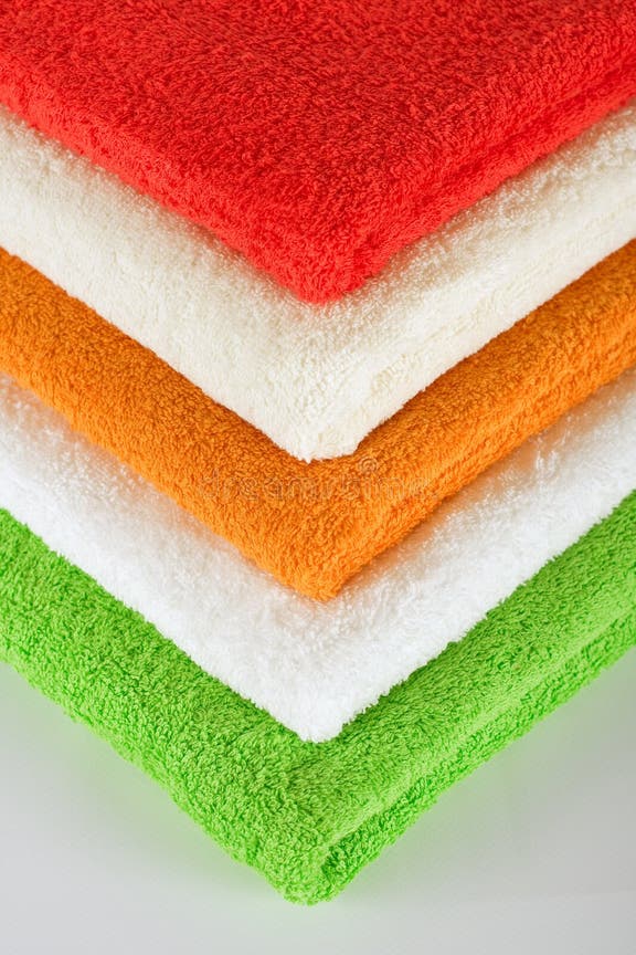 Colored towels stock image. Image of towels, clean, background - 8614823