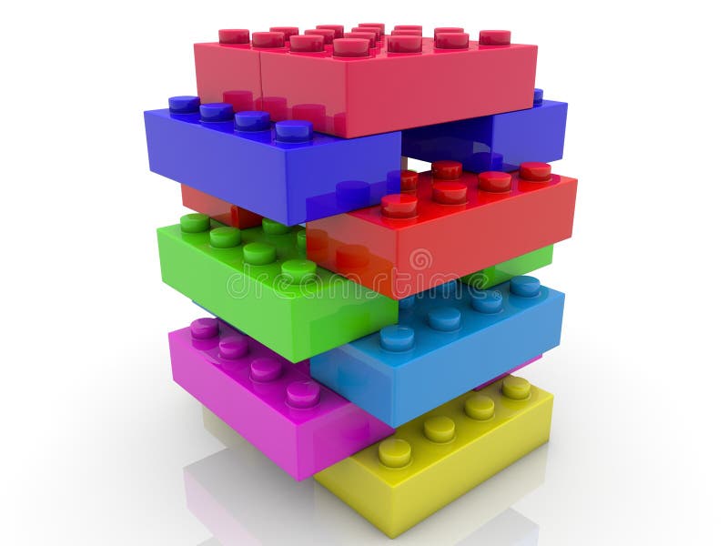 Lego Blocks Stacked Stock Illustrations – 70 Lego Blocks Stacked Stock ...