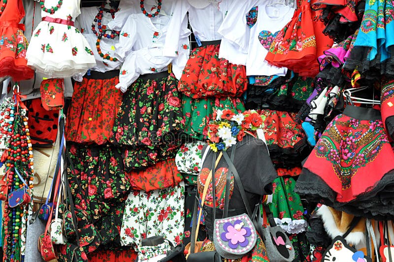 Colored Traditional Clothes Stock Photo - Image of history, fashion ...