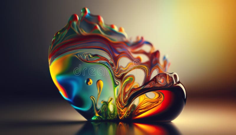 Translucent Colored Glass Buddha Blesses Stock Illustration ...