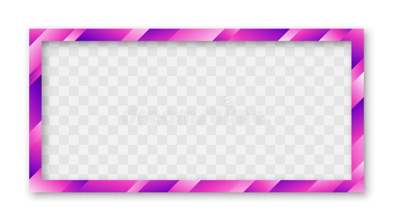 Colored Trendy Gradient Frame Stock Vector - Illustration of line ...