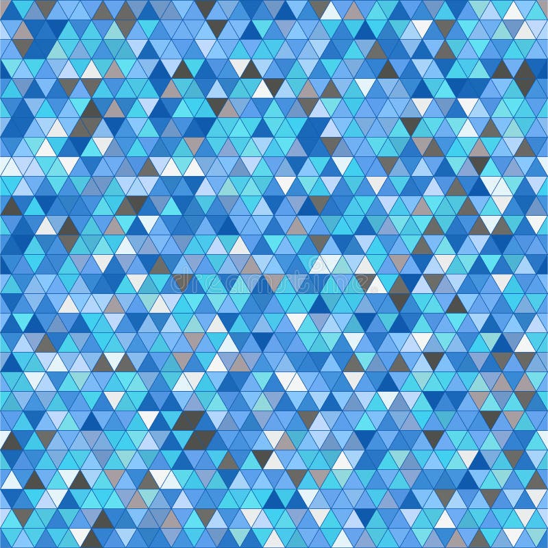 Colored Triangle Seamless Pattern Background Stock Illustration ...