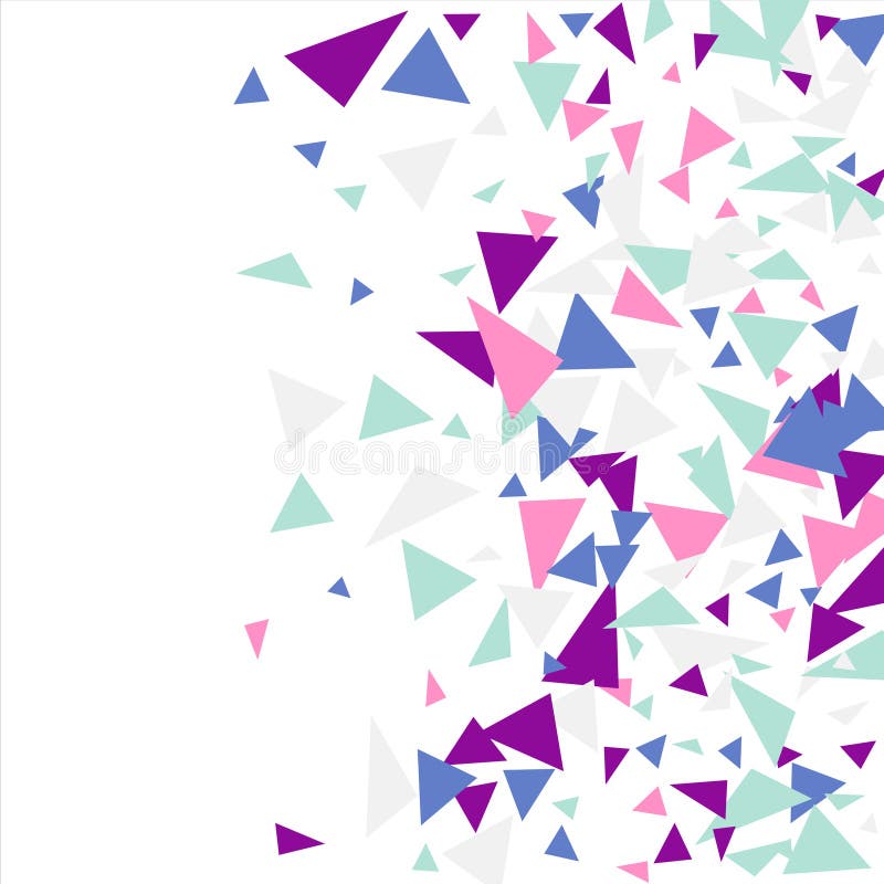 Colored Triangles Abstract Geometric Pattern with. Can Be Used As ...