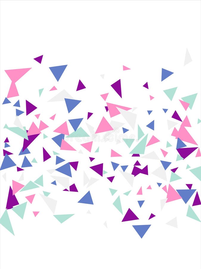 Colored Triangles Abstract Geometric Pattern with. Can Be Used As ...