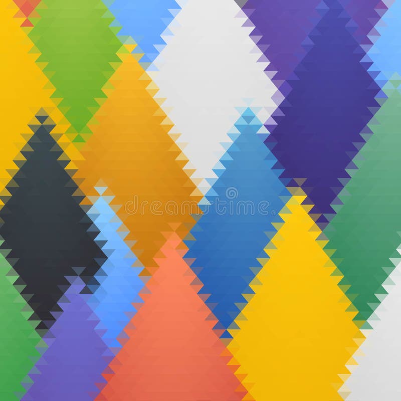 Colored Triangles of Different Color Shades. Abstract Vector Background ...