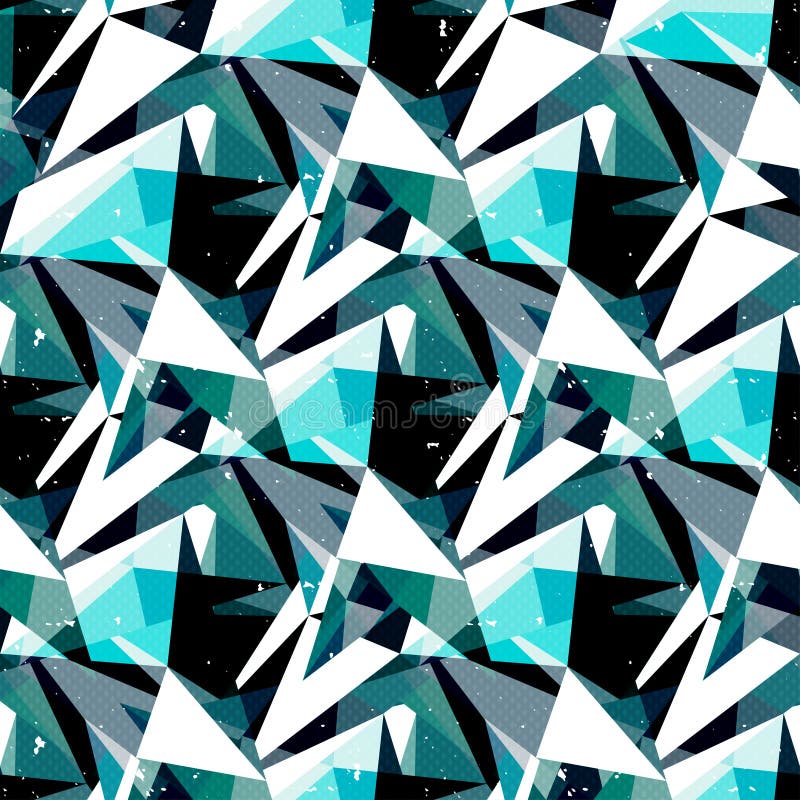 Colored Triangles Seamless Geometric Pattern Stock Vector ...