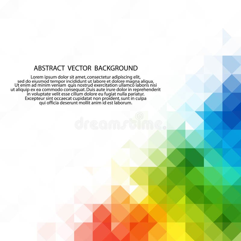 Colored Triangles. Template for Presentation, Banners, Advertising ...