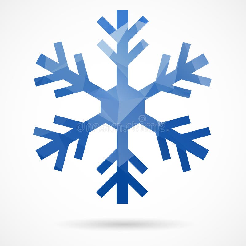 Geometric snowflake stock illustration. Illustration of geometry - 17036837