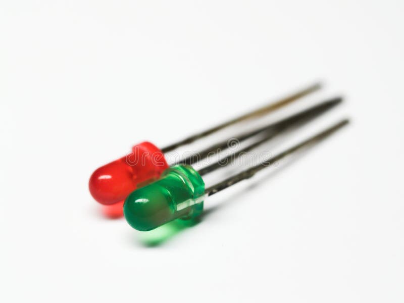 Light emitting diodes stock image. Image of green, compoent - 599735