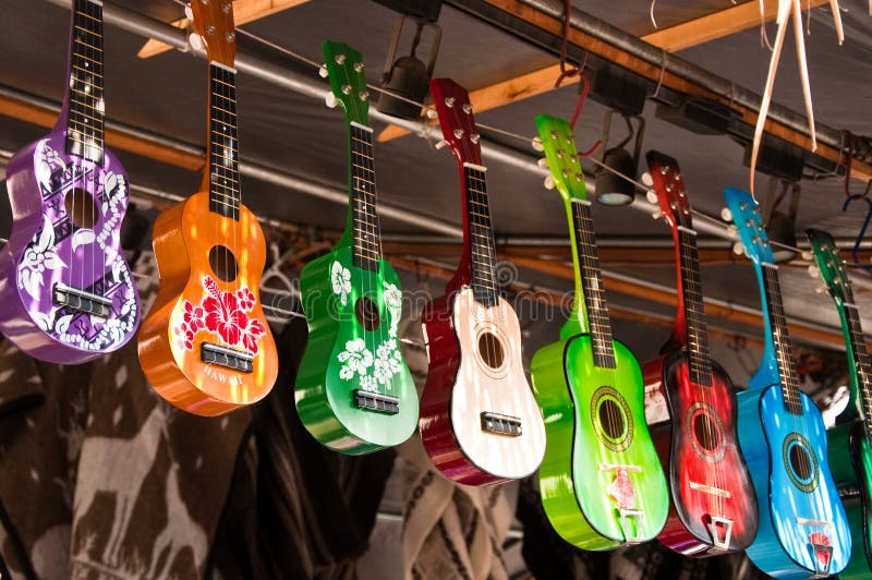 Colored ukulele stock photo. Image of play, guitar, colored - 14858698