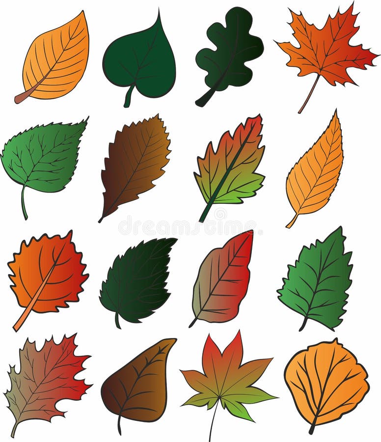 Different Colored Trees Stock Illustrations – 458 Different Colored ...