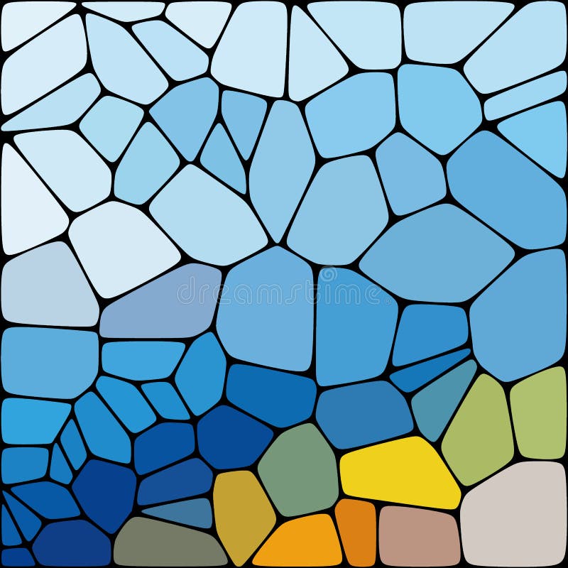 Colored Vector Stones Abstract Geometric Background, Poster Design ...