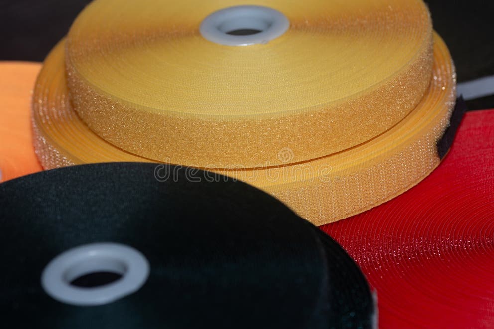 Colored Velcro Roll for Clothes and Other Accessories of Different ...