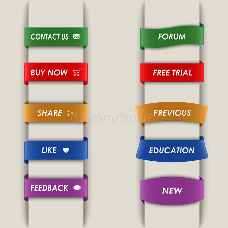 Feedback bookmarks stock vector. Illustration of gold - 26510626