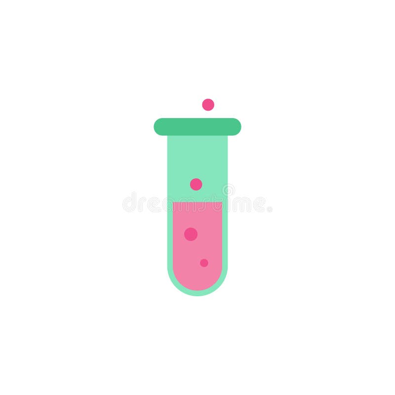 Colored Vial Icon. Element of Science and Laboratory for Mobile Concept ...
