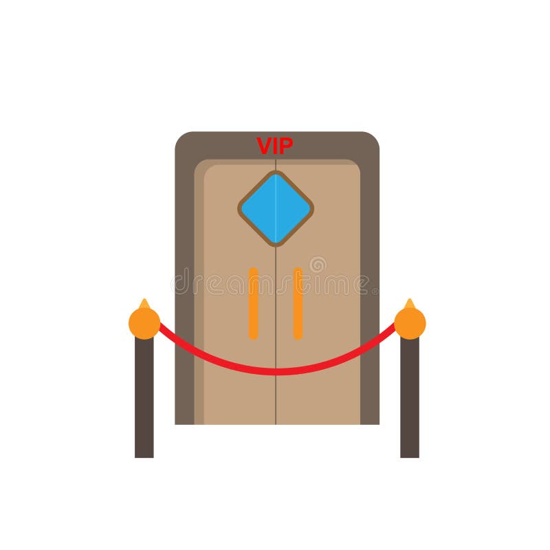 Colored VIP Zone Icon for Websites and Apps Stock Vector - Illustration ...