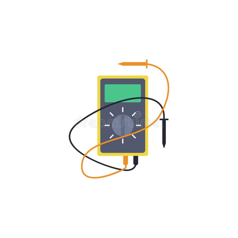 Colored Voltmeter Illustration. Element of Construction Tools for ...