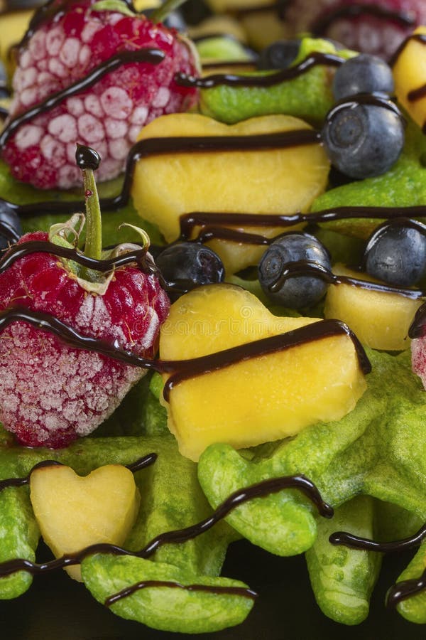 Colored waffles stock photo. Image of frozen, colored - 102018320