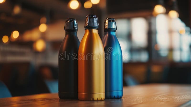 Colored Water Bottles stock image. Image of bottles - 378254659