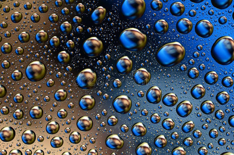 Colored Water Drops stock photo. Image of idea, blue - 131602084