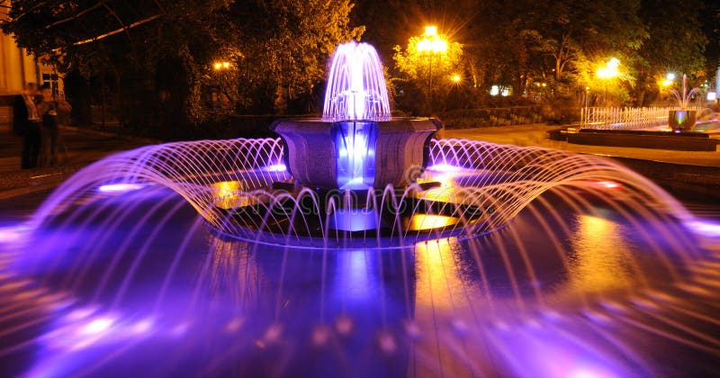 Colored Water Fountain Stock Photos - Download 2,138 Royalty Free Photos