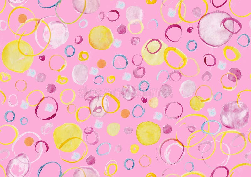 Watercolor Seamless Pattern with Bubbles Stock Illustration ... Watercolor Seamless Pattern with Bubbles Stock Illustration ...