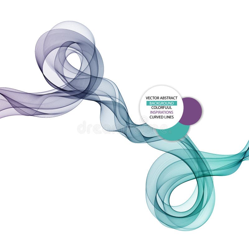 Colored Wave. Design Element. Template for Presentation. Advertising ...