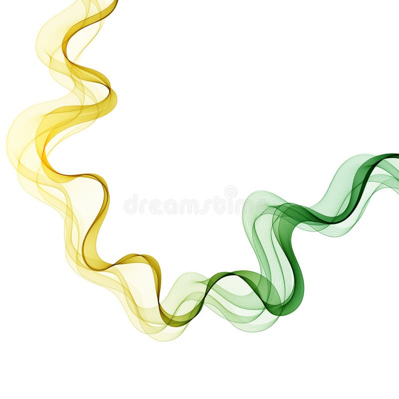 Colored Wave Pattern. Abstract Vector Graphics. Layout for Presentation ...