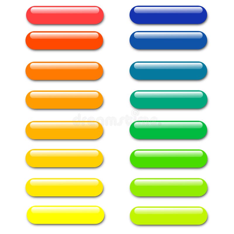 Web button stock vector. Illustration of black, colored - 29942521