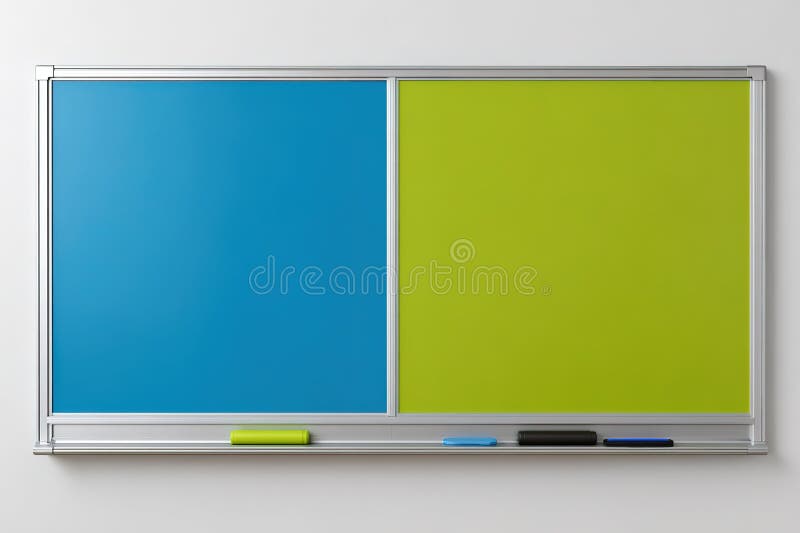 Colored Whiteboard Designed for Classroom or Office Use with Vibrant ...