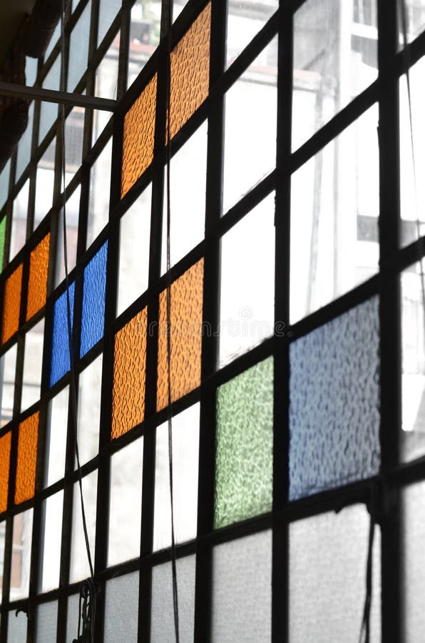 Colored window stock image. Image of architecture, minimal - 96278037