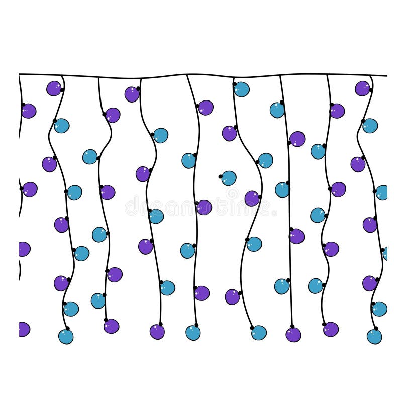 Horizontal Seamless Line Garland Stock Illustrations – 1,280 Horizontal ...