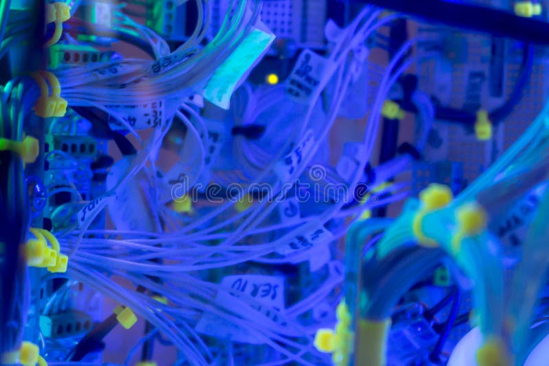 Abstract Technically it Background with Wire Stock Image - Image of ...