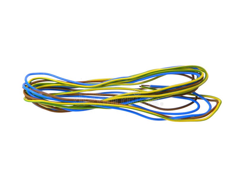 Colored wires stock photo. Image of insulated, shadow - 6872782