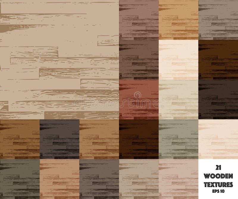 21 colored wooden textures stock vector. Illustration of abstract ...