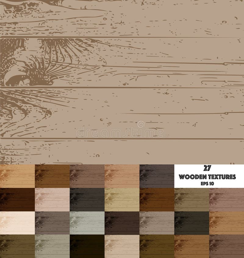 27 colored wooden textures stock vector. Illustration of grunge - 56206706