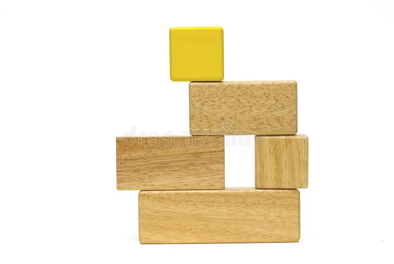 Blank wooden blocks stock photo. Image of student, learn - 3533308