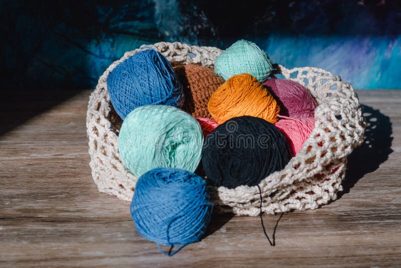 Wool Hand Made Craft Objects Stock Image - Image of materials ...