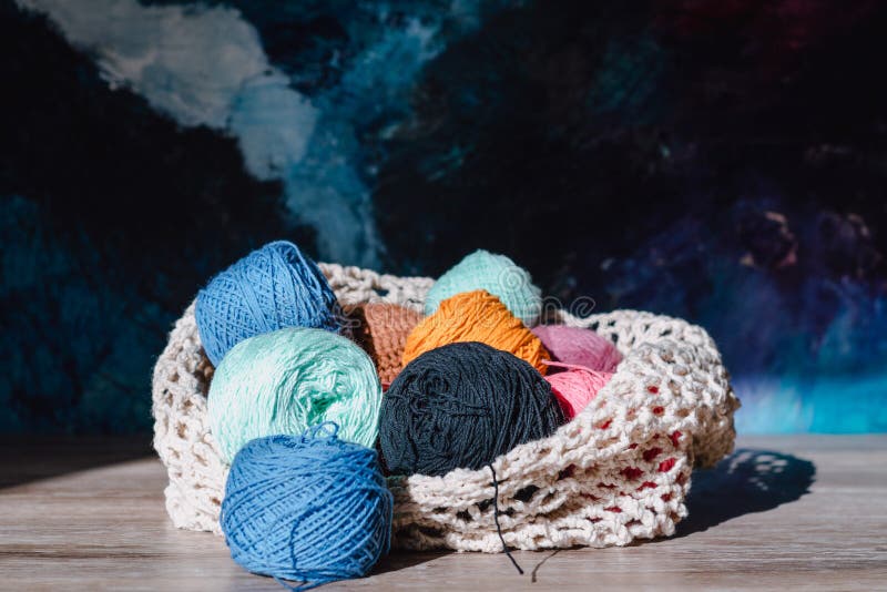 Wool Hand Made Craft Objects Stock Image - Image of concept, love ...