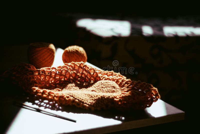 Wool Hand Made Craft Objects Stock Image - Image of knitwear ...