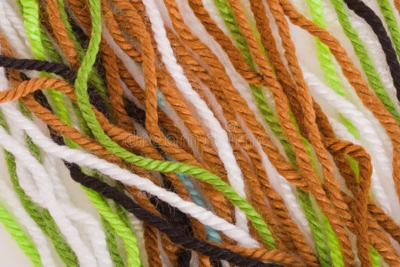 Colored wool threads stock image. Image of fabric, cloth - 11844137