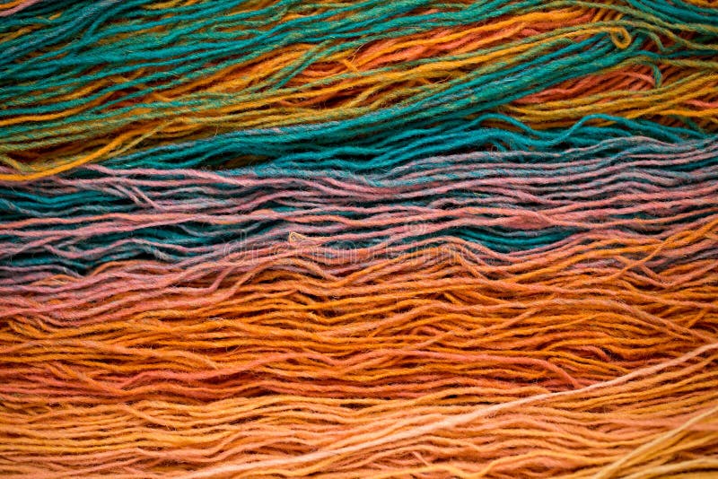 Colored Yarn, Thick Threads for Knitting Warm Clothes Stock Image ...