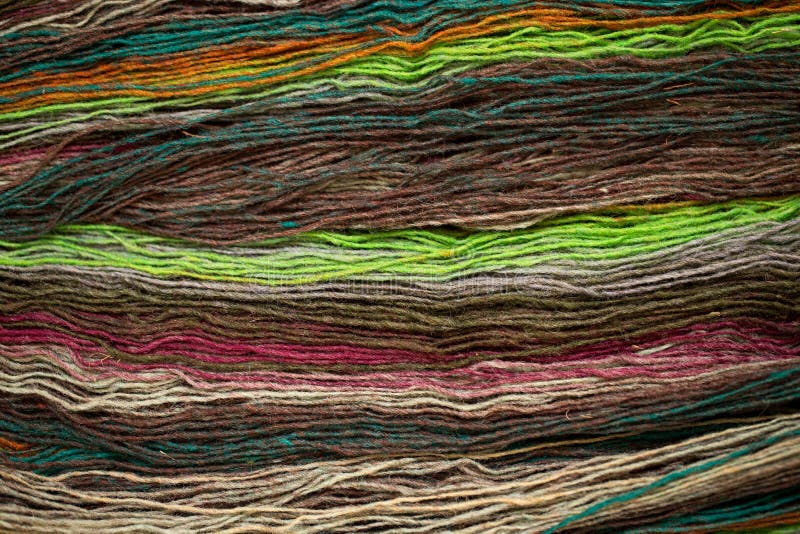 Colored Yarn, Thick Threads for Knitting Warm Clothes Stock Image ...