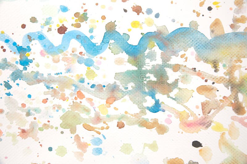 Colores de agua stock de ilustración. Ilustración de mojado - 23110251