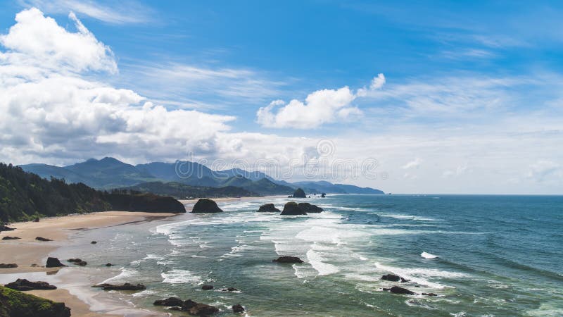 Colores De La Costa De Oregon Foto de archivo - Imagen de colorido ...